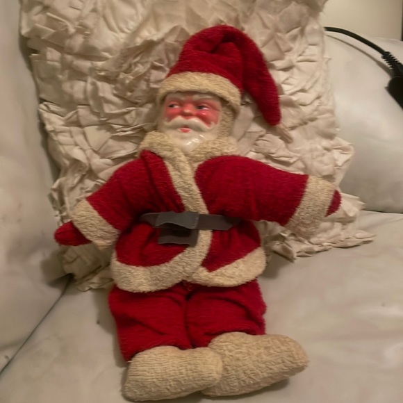 Hand Crafted | Holiday | Vintage Terry Cloth Santa Plush | Poshmark